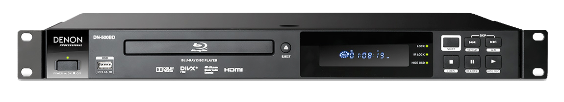 Denon DN500BD Pro BluRay/Media Player – Stagelogic Ltd – Audio Visual ...