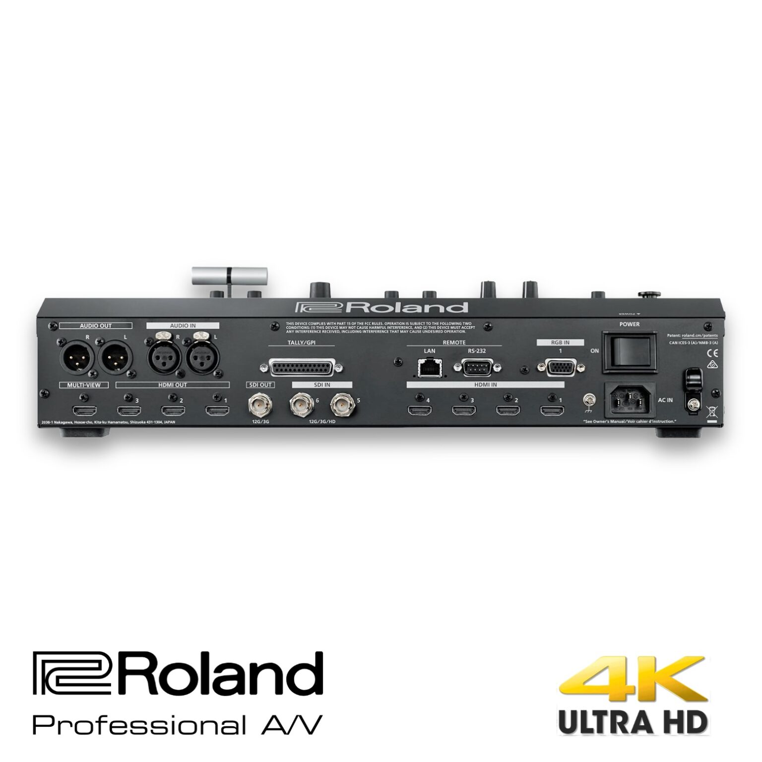 Roland V-600UHD 4K HDR Multi-format Video Switcher HDMI/SDI in/out ...