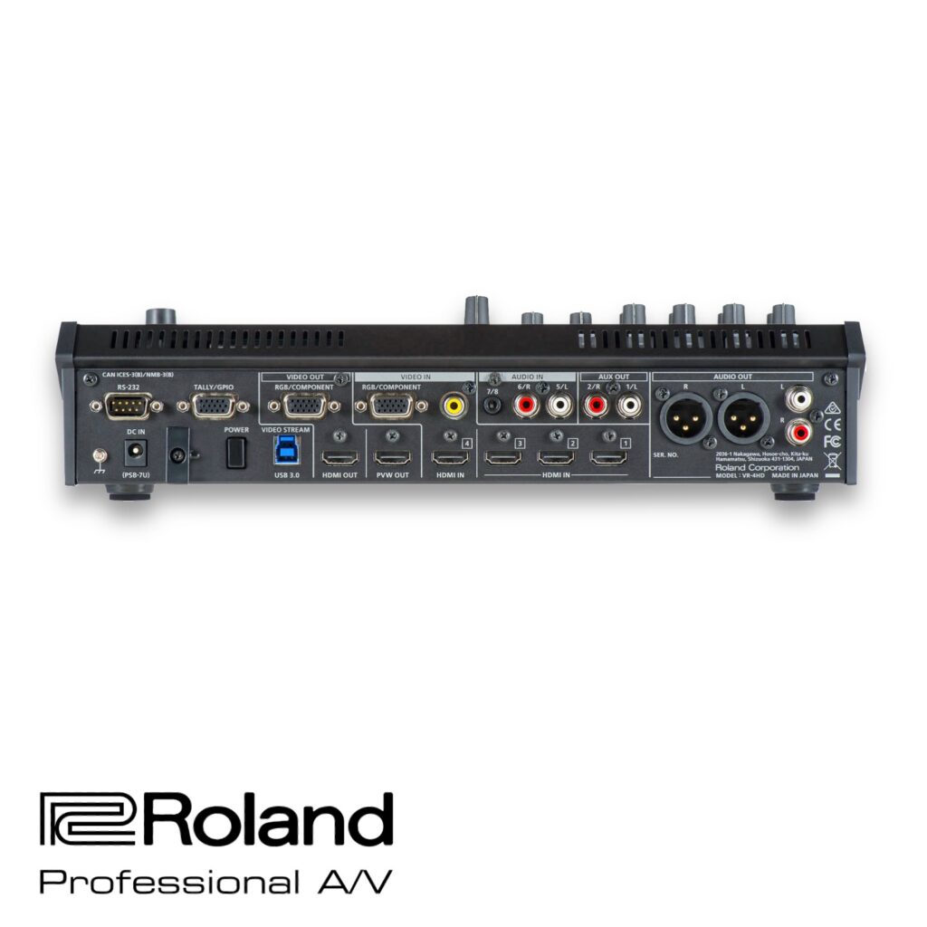 Roland VR-4HD 4Ch AV Mixer with HDMI & Streaming – Stagelogic Ltd ...
