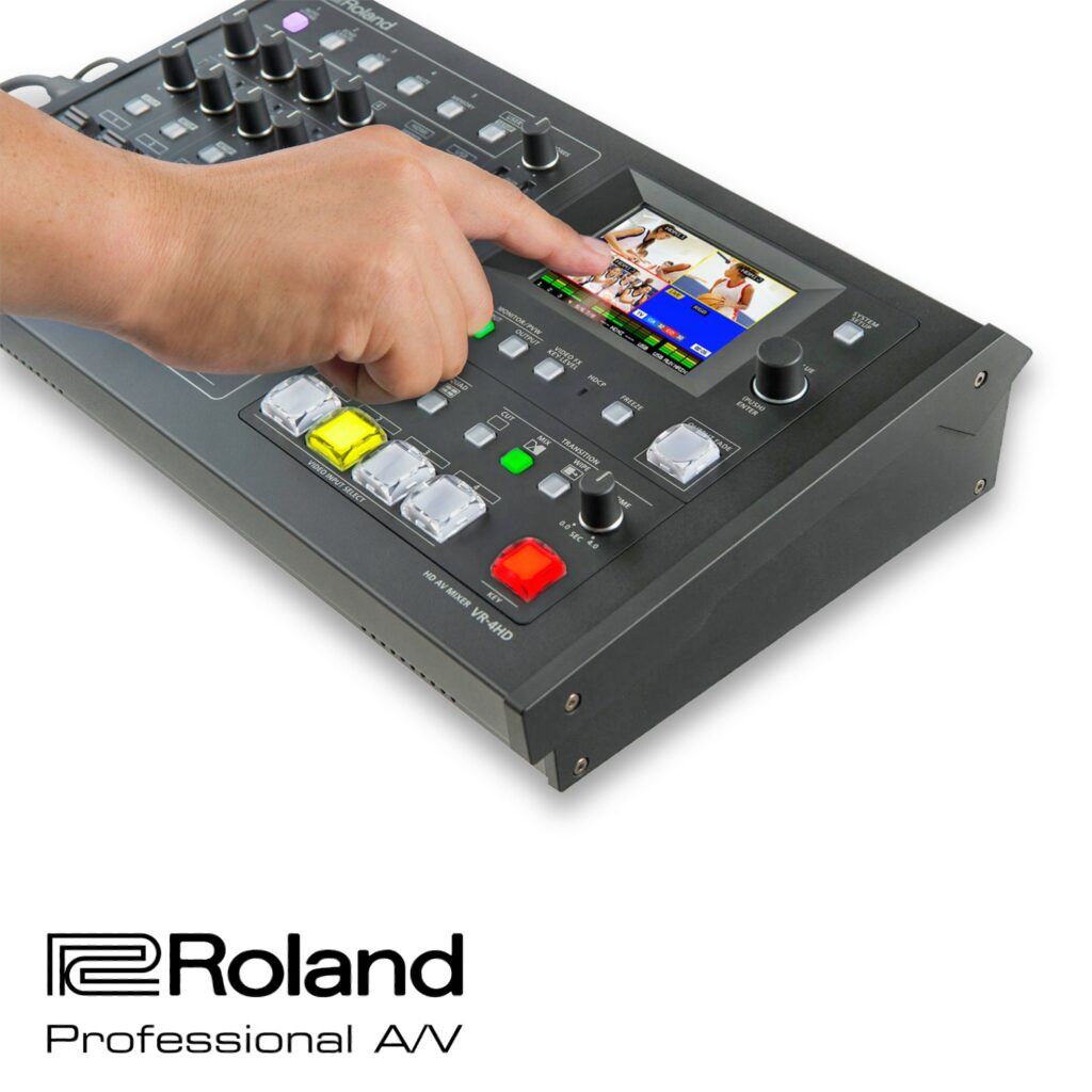 Roland VR-4HD 4Ch AV Mixer with HDMI & Streaming – Stagelogic Ltd ...