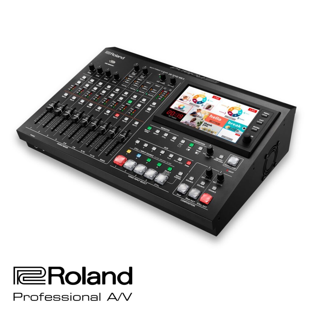 Roland VR-50HD Mk11 Multi-Format HD Streaming / Recording Mixer ...