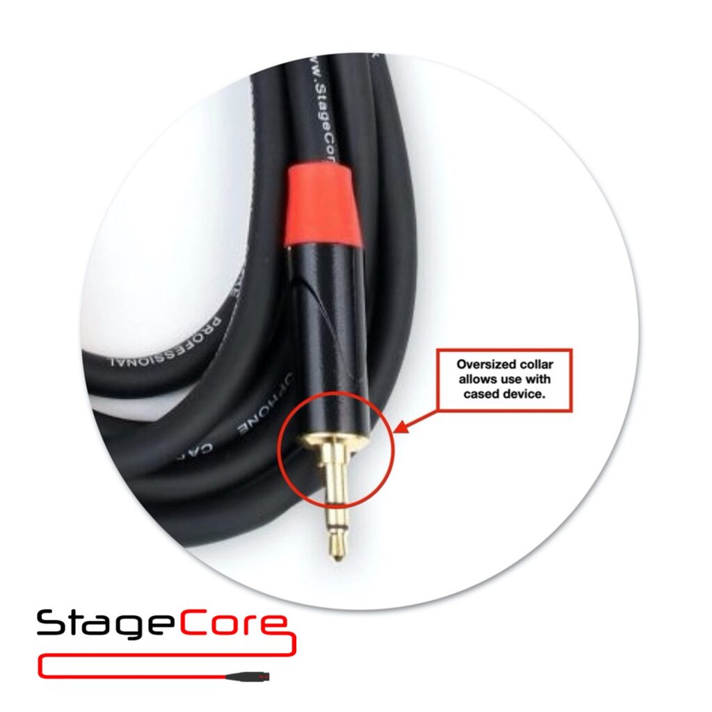 StageCore iCORE215 3.5mm Stereo Mini Jack Plug – 2 x Male RCA Phono ...