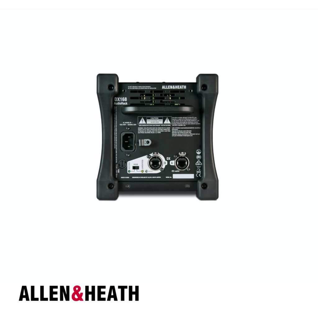 A&H DX168 Portable DX AudioRack Stage Box 16in / 8out for dLive / SQ ...