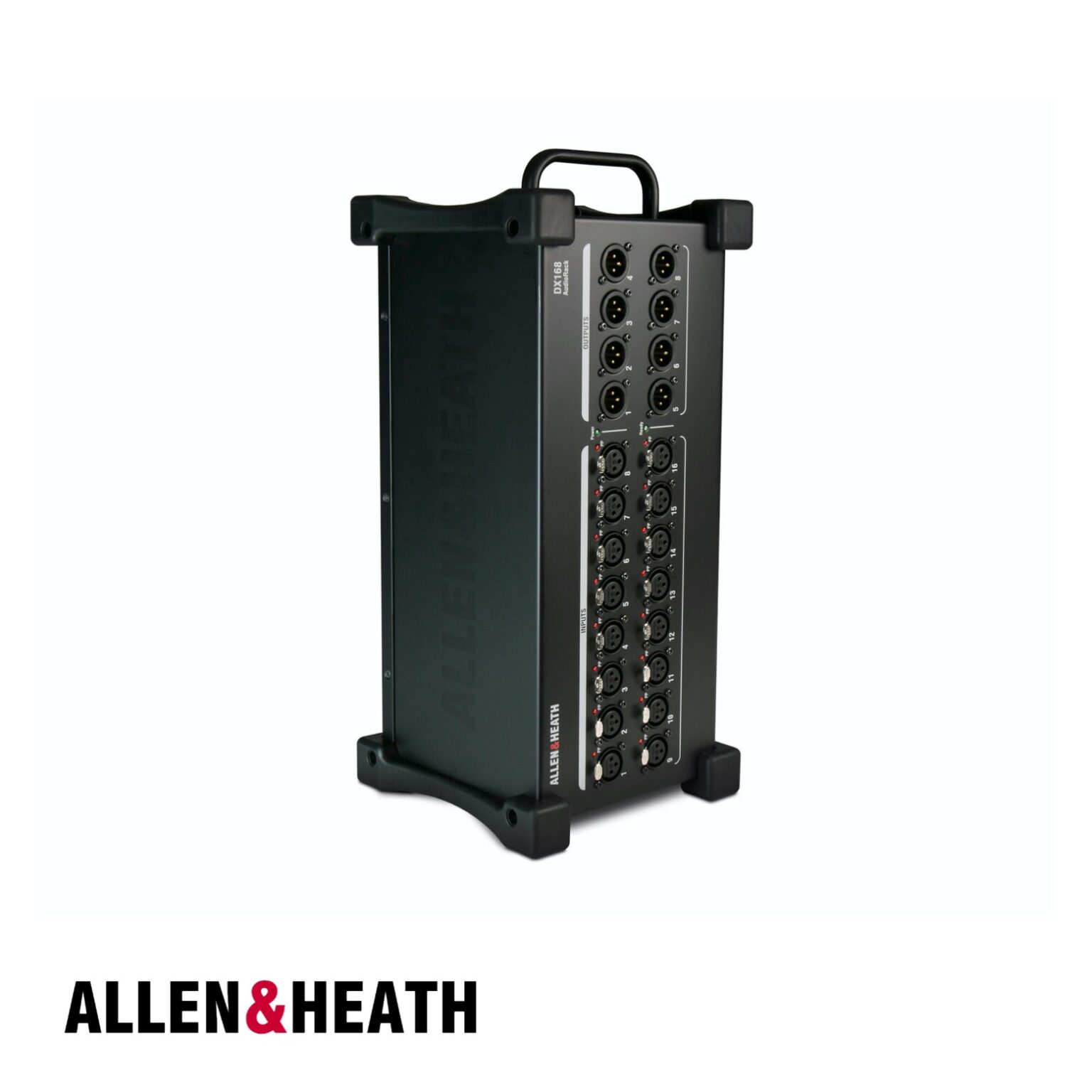 A&H DX168 Portable DX AudioRack Stage Box 16in / 8out for dLive / SQ ...