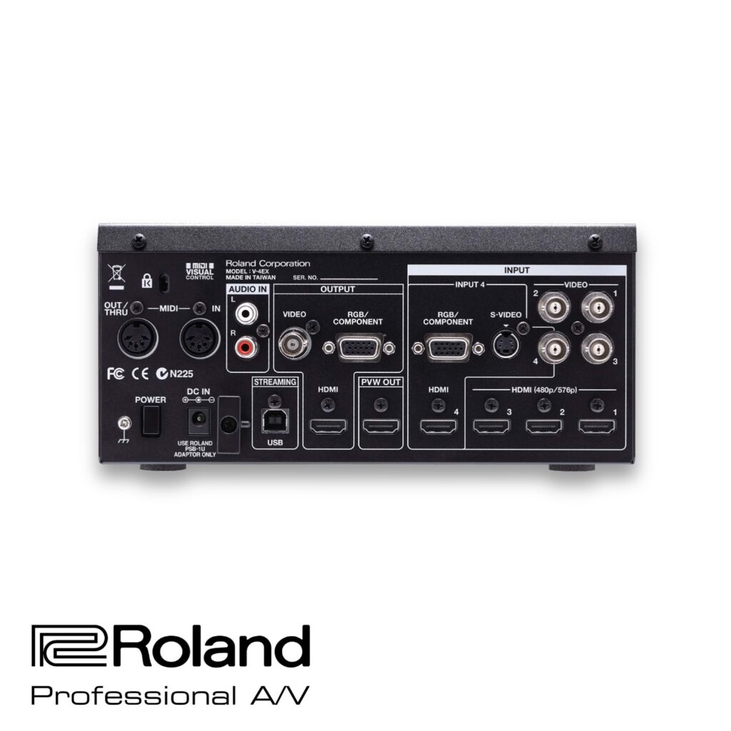 Roland V-4EX 4-Channel Digital Video Mixer with Effects – Stagelogic Ltd – Audio Visual Solutions