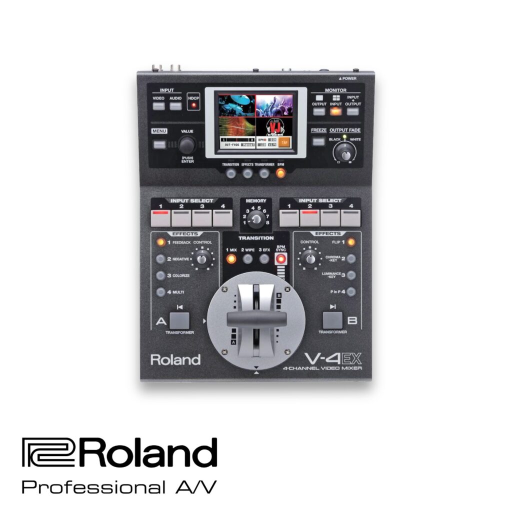 Roland V-4EX 4-Channel Digital Video Mixer with Effects – Stagelogic Ltd – Audio Visual Solutions