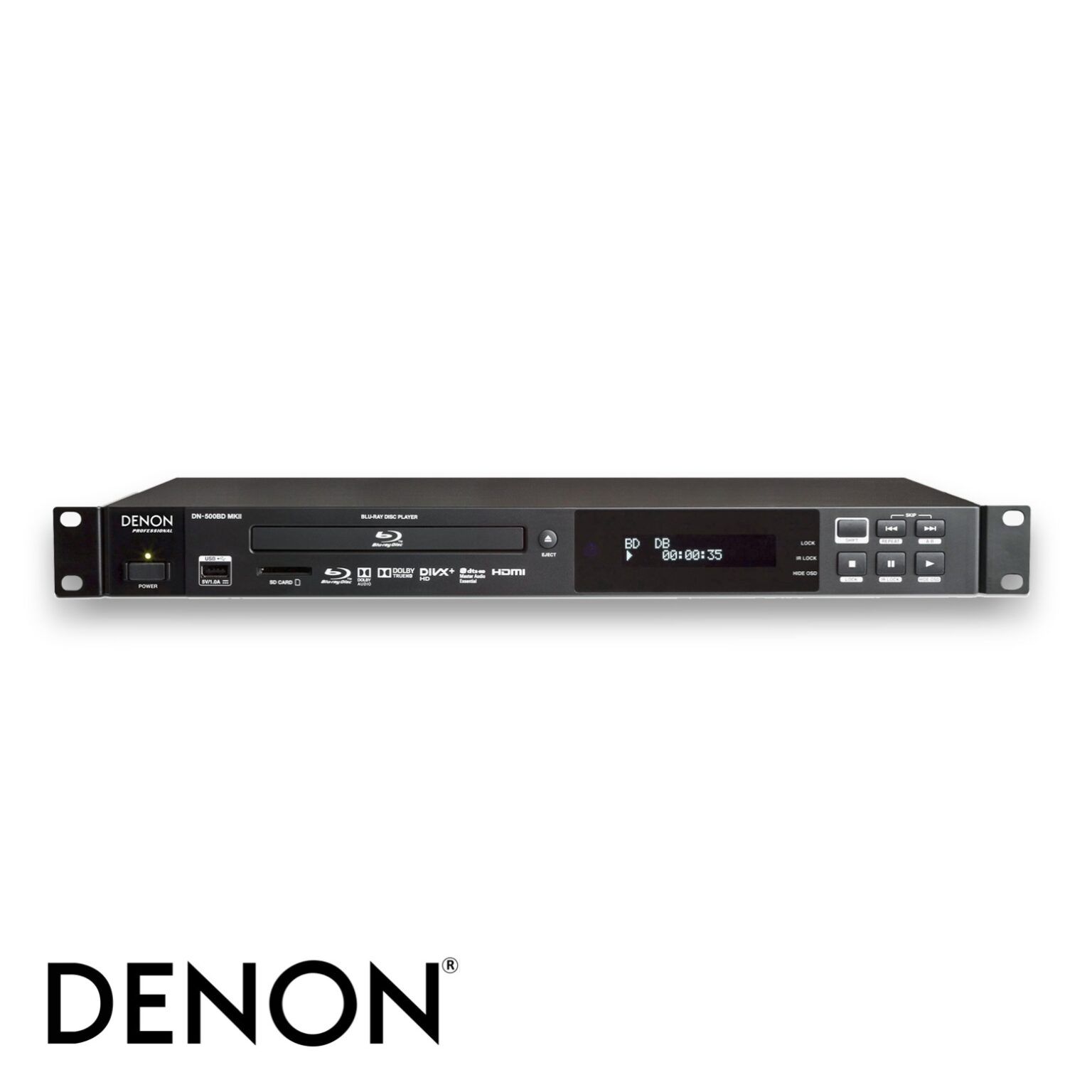 Denon DN-500BD MKII Professional Blu-Ray Media Player – Stagelogic Ltd ...