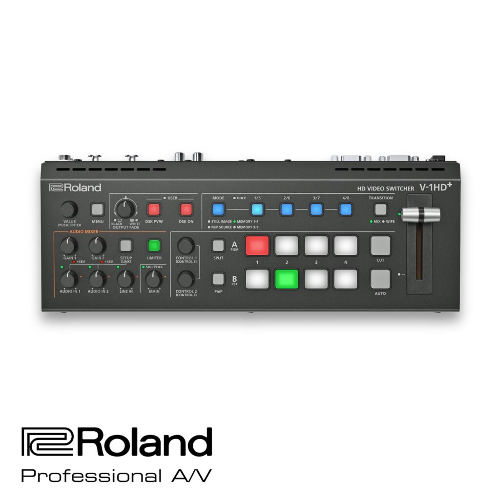 Roland V-1HD+ Compact HD Video Switcher – Stagelogic Ltd – Audio Visual ...