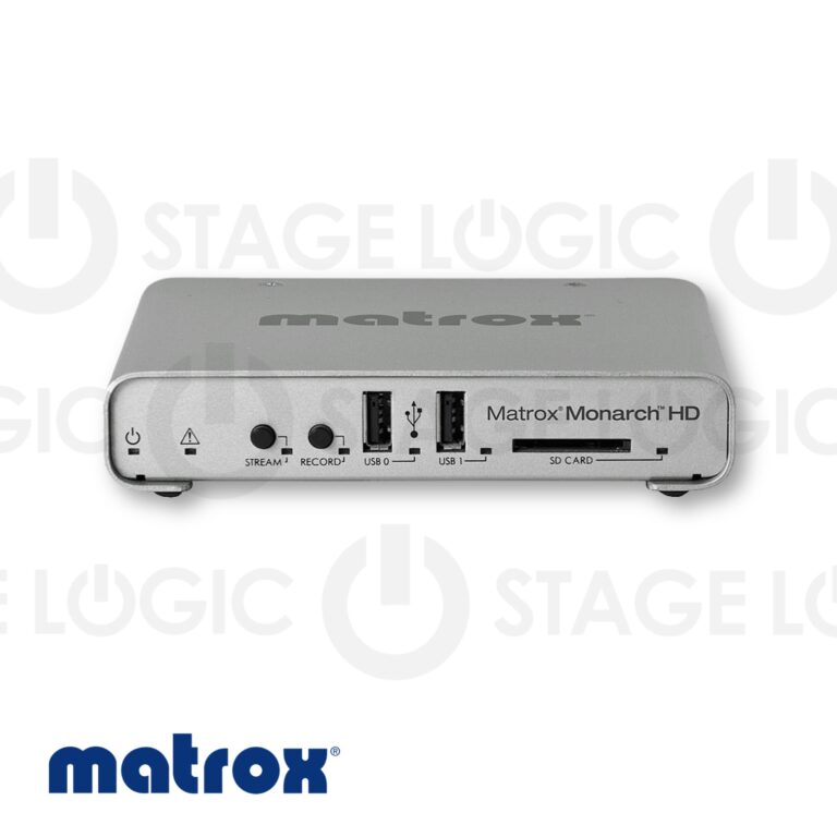 Matrox Monarch HD LiveStreamer / Recorder – Stagelogic Ltd – Audio ...