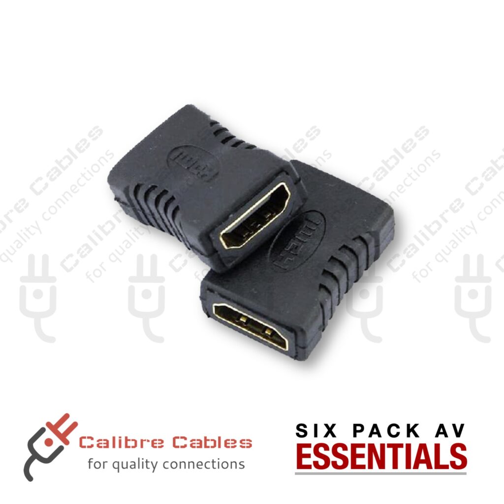 Calibre 6-pack HDMI inline female to female couplers – Stagelogic Ltd ...