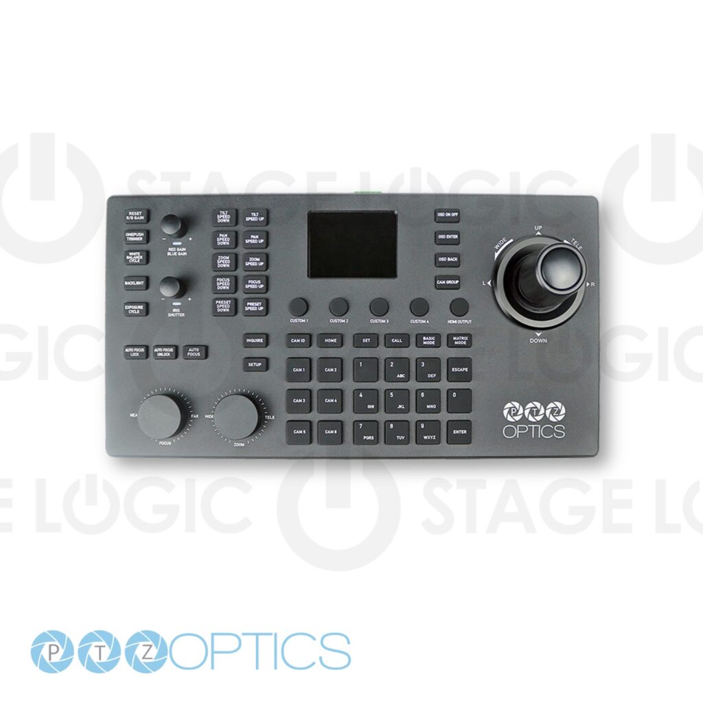 PTZOptics PT-SUPERJOY-G1 NDI, IP Network & Serial Joystick Controller ...