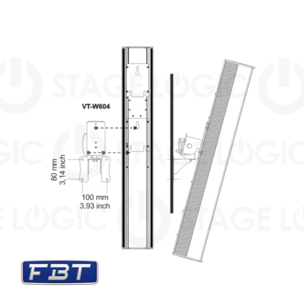 FBT VT-W 604 Directional wall mount for CLA 604 – Stagelogic Ltd ...