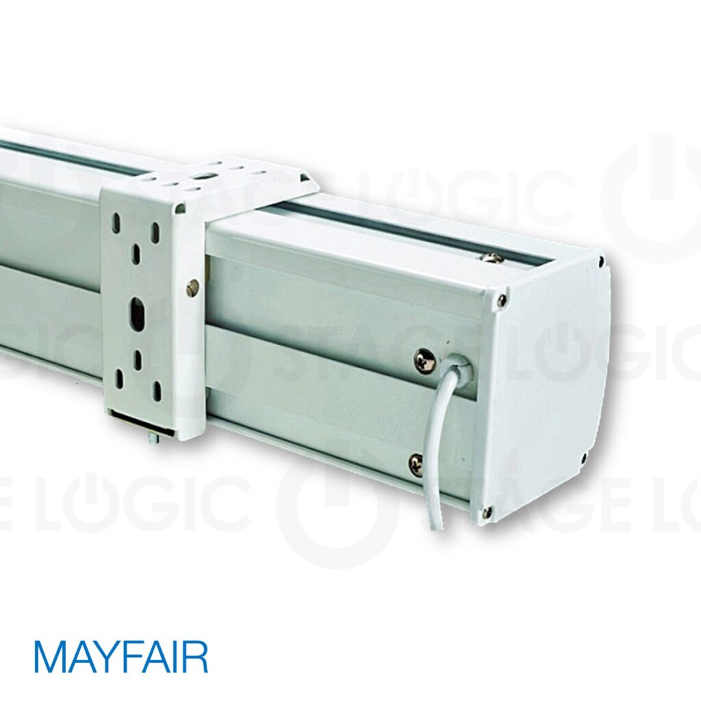 MAYFAIR Electric Front Projection Screen with RF remote – Stagelogic ...