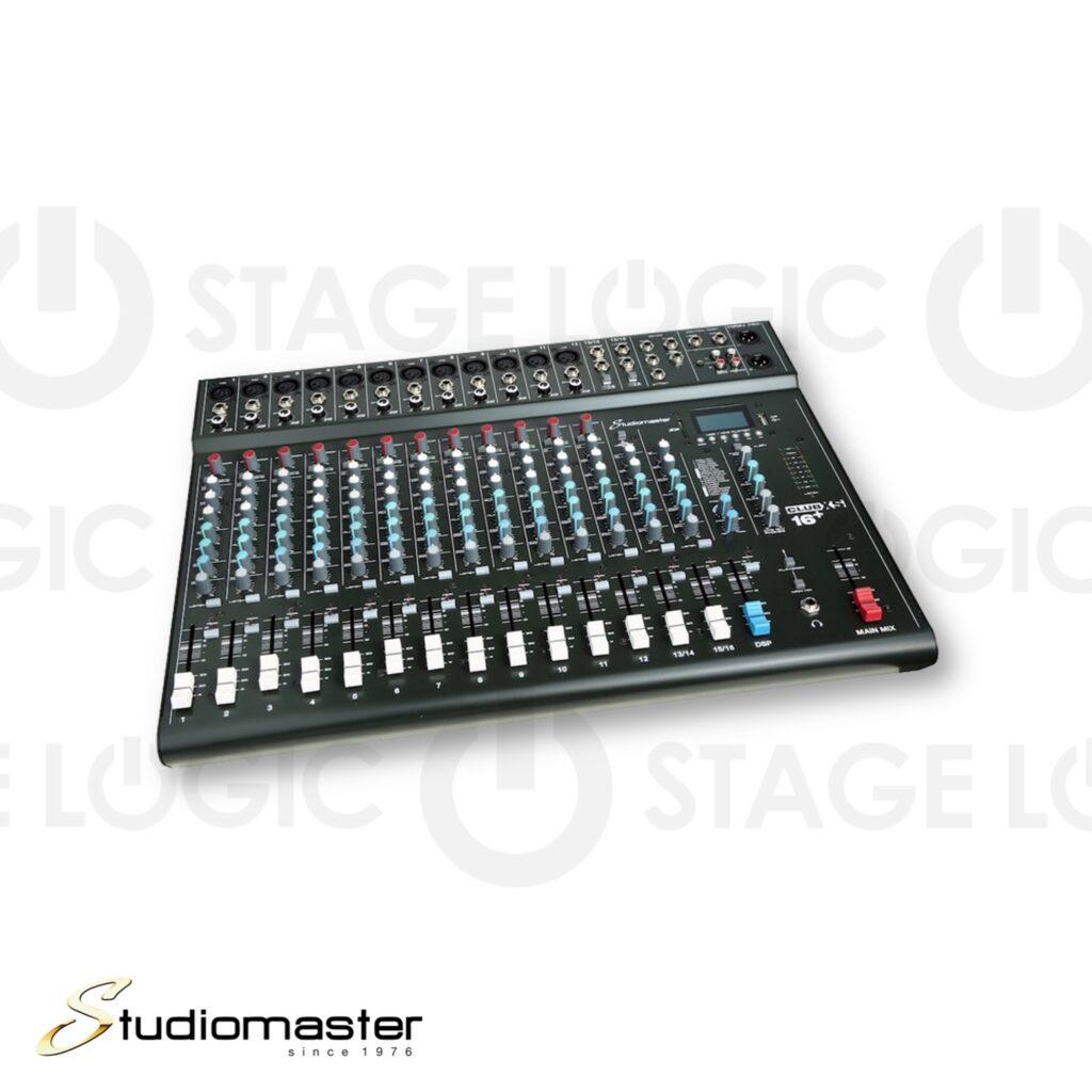 Studiomaster CLUB XS16+ 16 Ch Mixing Console with Bluetooth & DSP ...