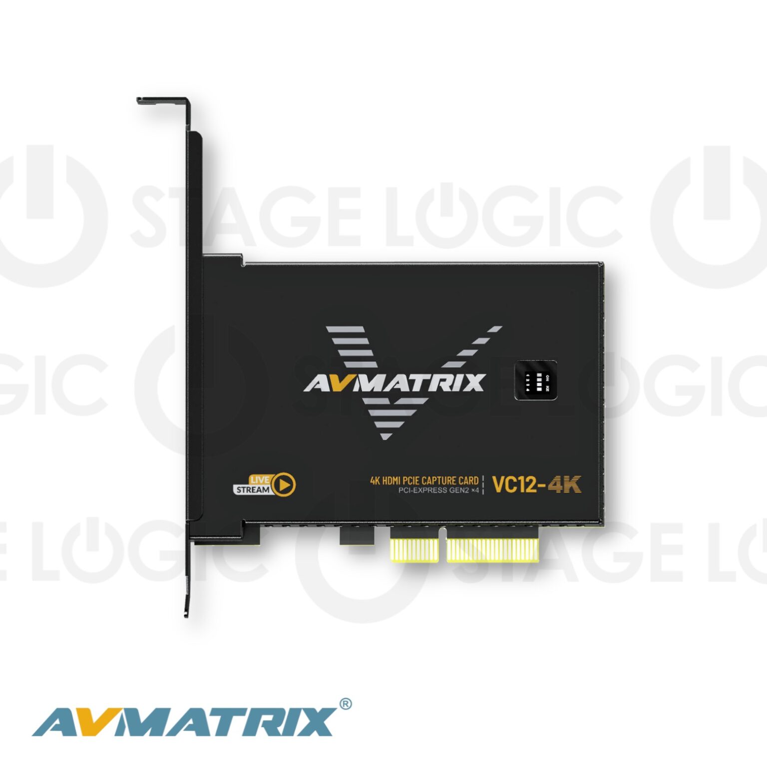 AVMATRIX VC12-4K 4K HDMI PCIE Capture Card – Stagelogic Ltd – Audio ...