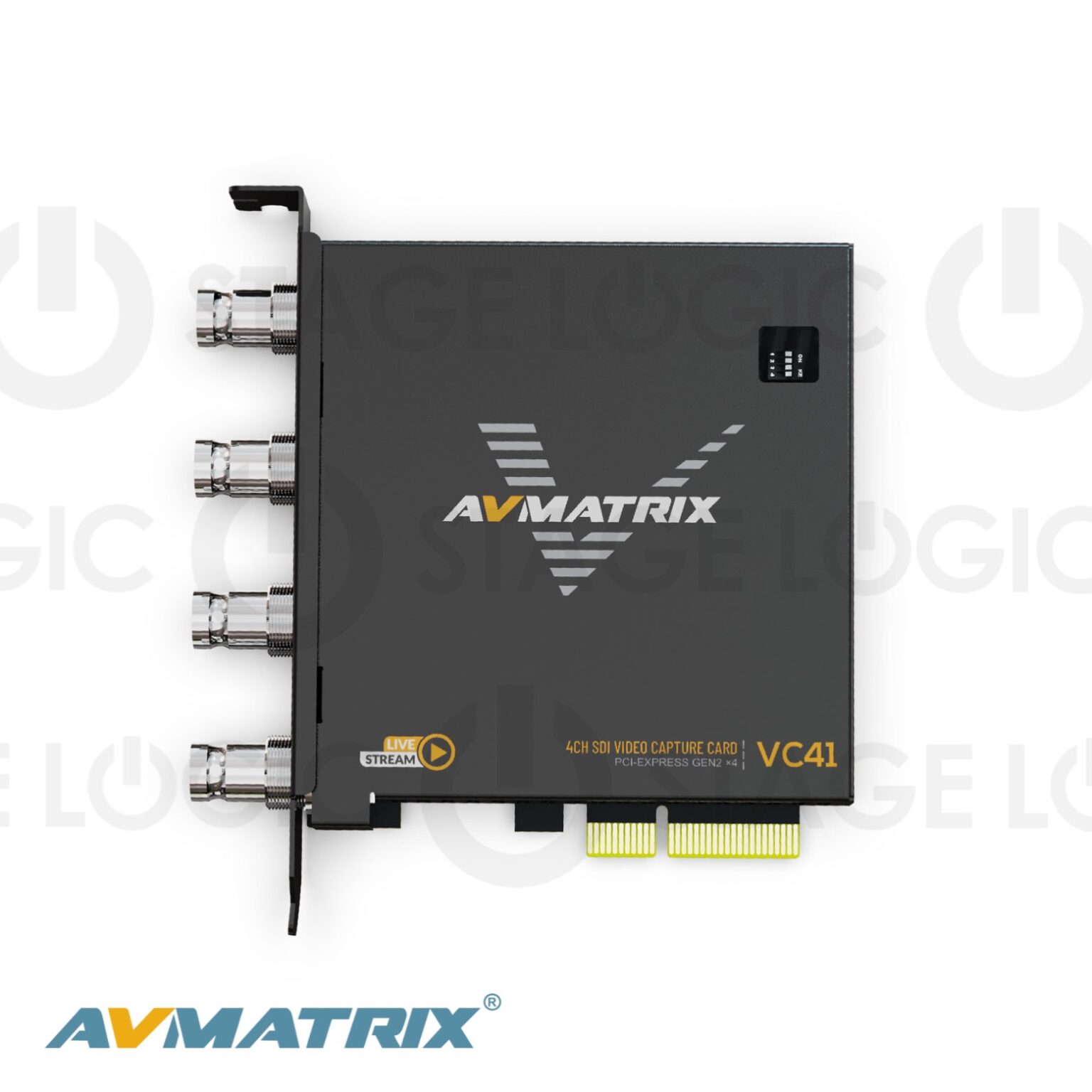 AVMATRIX VC41 4-CH 3G-SDI PCIE Capture Card – Stagelogic Ltd – Audio ...