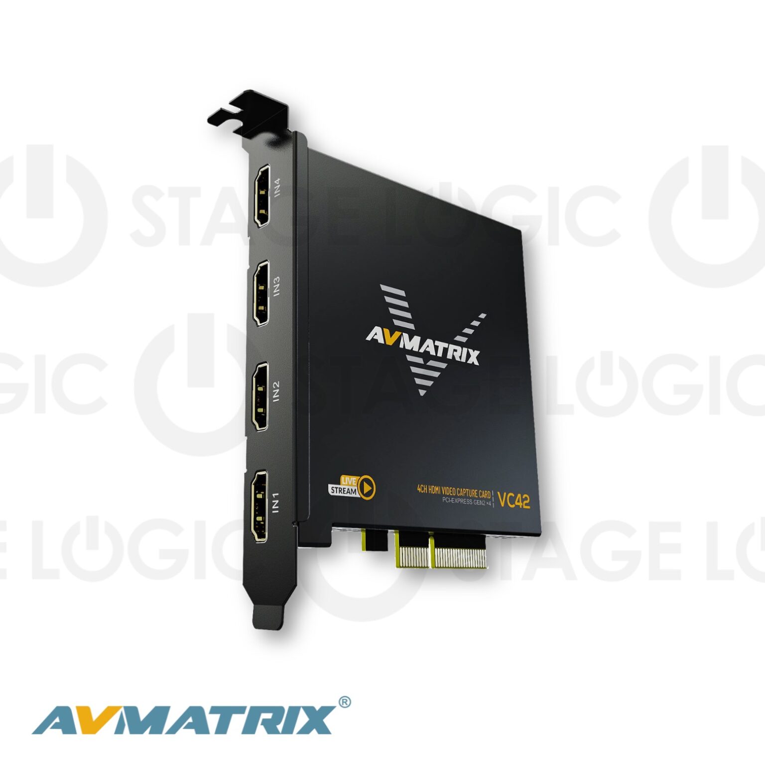 AVMATRIX VC42 4-CH HDMI PCIE Capture Card – Stagelogic Ltd – Audio ...