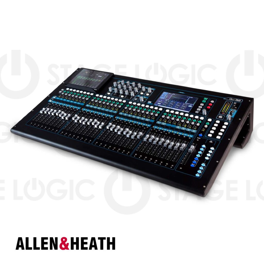 A&H QU32 38in / 28out Digital Mixer with Remote Wireless Control ...