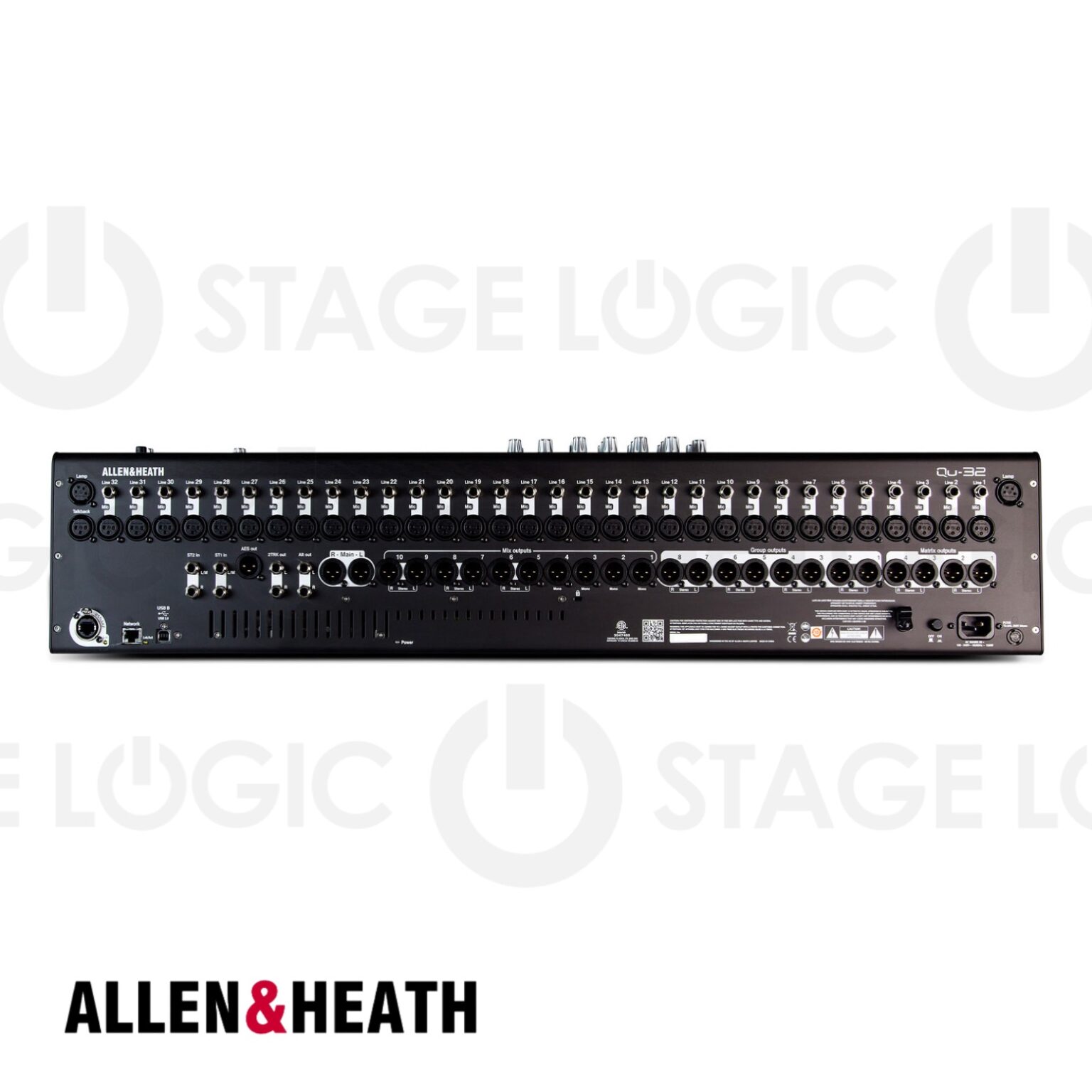 A&H QU32 38in / 28out Digital Mixer with Remote Wireless Control ...