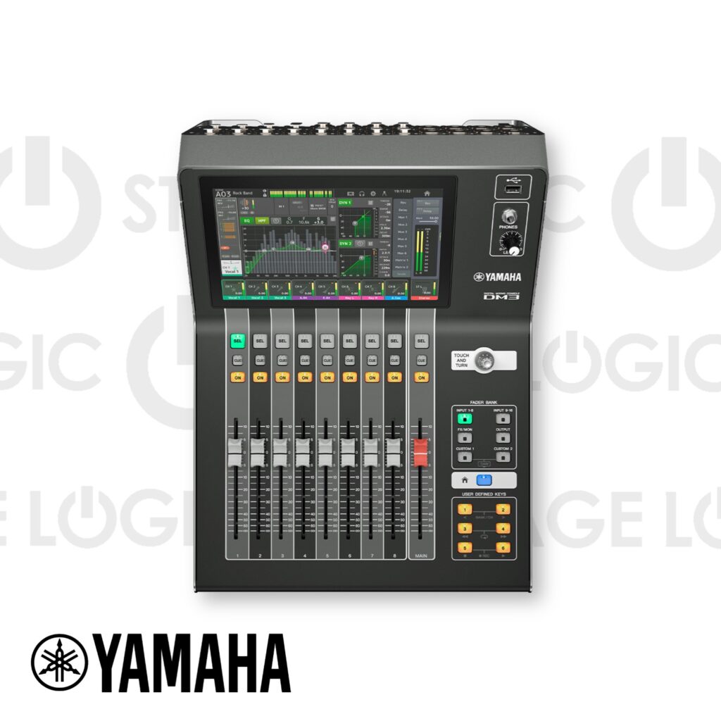 Yamaha DM3 Compact Digital Mixer 16 Mono/1 Stereo/2 FX Return + Dante ...