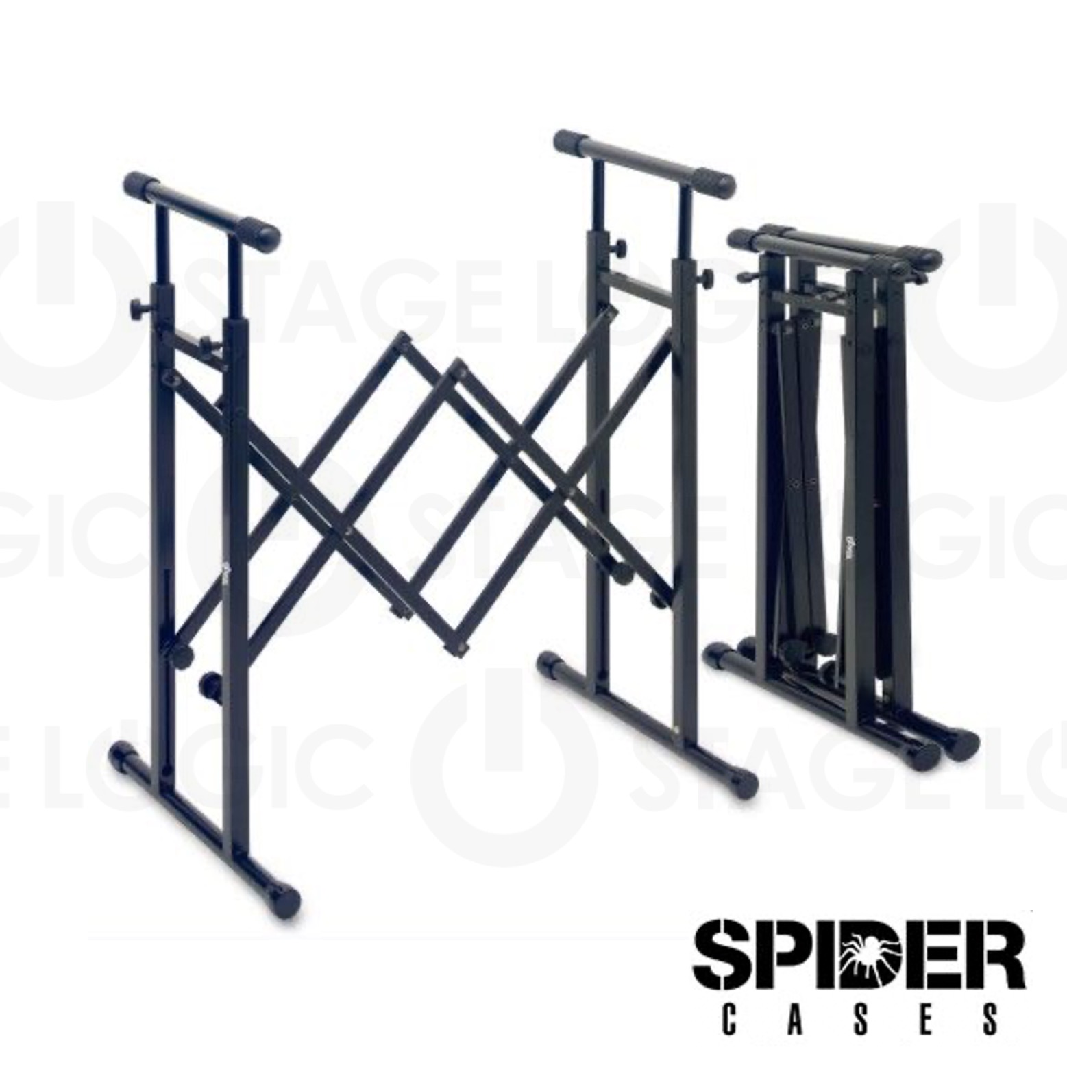 Spider MXS-A3 portable folding mixer / keyboard / DJ decks stand ...